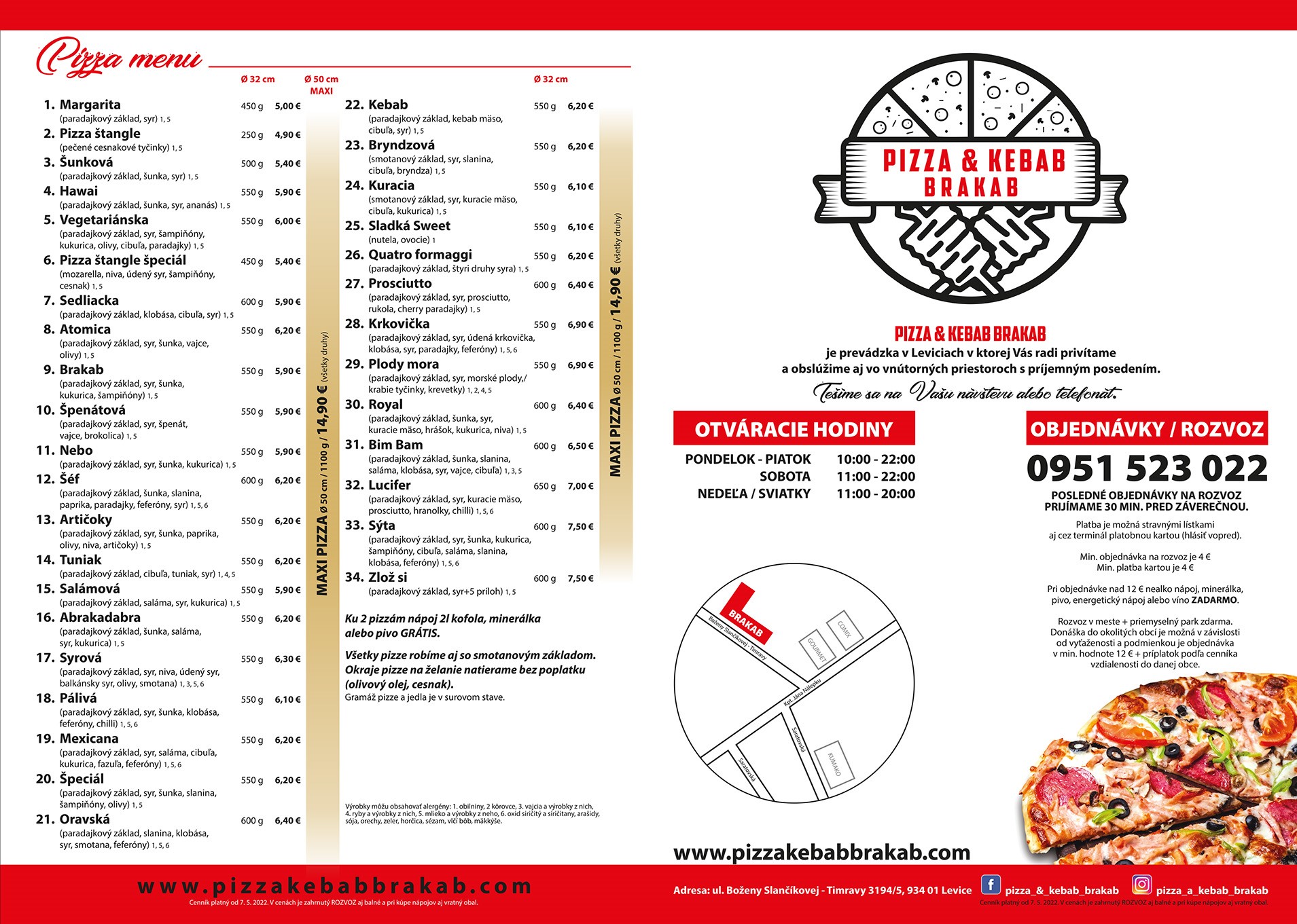 Pizza Kebab - Brakab Levice